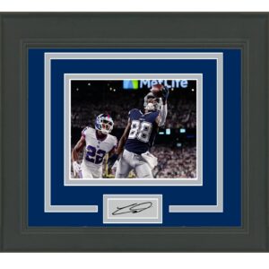 framed ceedee lamb facsimile laser engraved signature auto dallas cowboys 15x16 football photo