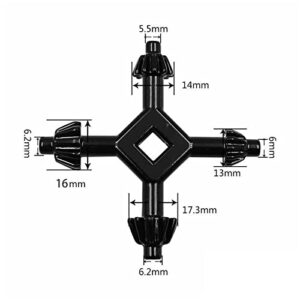 HHRKGHEO drill press chuck key 4 in 1 electric drill key drill key drill chuck for impact driverchuck