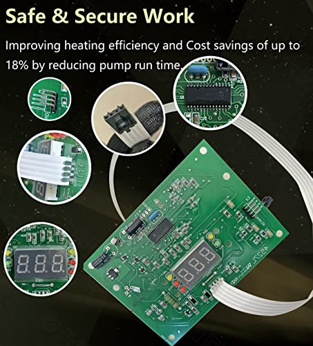 2024 Upgraded IDXL2DB1930 Display Board Replacement for Hayward Heater IDXL2DB1930 Display Board, Compatible with Hayward Universal H-Series Low Nox Induced Draft Heater, H400FDN HD150FDN and H350FDP