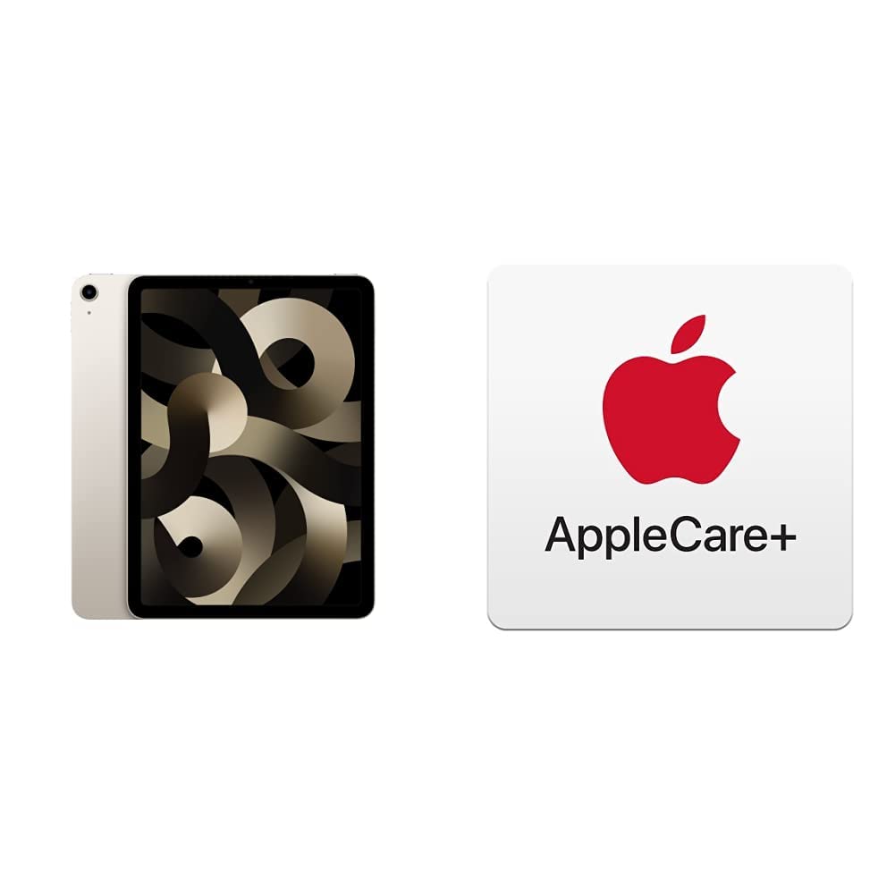 10.9-inch iPad Air Wi-Fi 64GB - Starlight with AppleCare+ (Renews Monthly Until Cancelled)