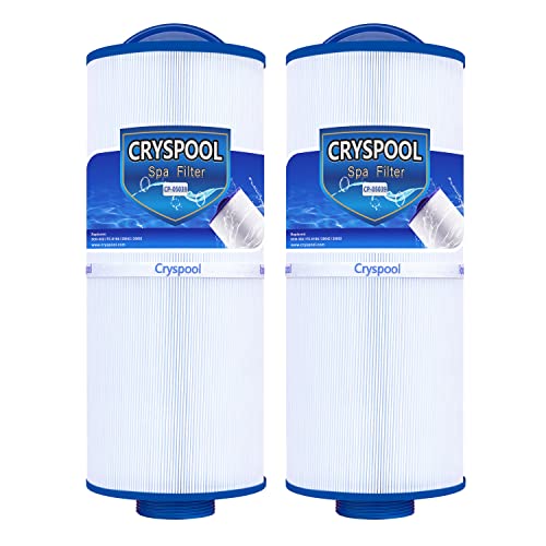 Cryspool MPT-Thread Spa Filter Compatible with Marquis 35, Marquis Spa 20042, 20092, 370-0240, PPM35SC-F2M, 5CH-352, FC-0196, 35 sq.ft, 2 Pack