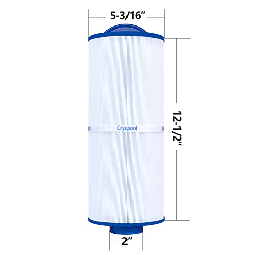 Cryspool MPT-Thread Spa Filter Compatible with Marquis 35, Marquis Spa 20042, 20092, 370-0240, PPM35SC-F2M, 5CH-352, FC-0196, 35 sq.ft, 2 Pack