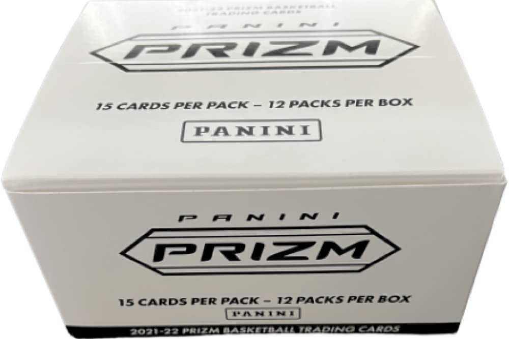 2021-22 Panini Prizm Basketball Fat Pack Cello Box (12 Packs/15 Cards: 3 R/W/B Prizms)