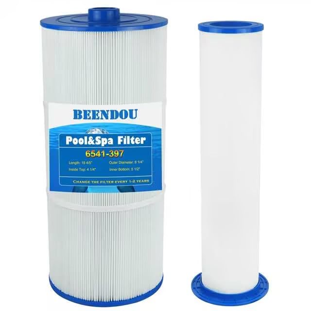 Beendou 6541-397 Pool Spa Filter Cartridge,Compatible with Sundance Spa Filter 880 Series, Outer Filter # 6473-165 with Inner Filter # 6473-164,80 sq,880 Spa Filter,Sundance 880 Spa Filter