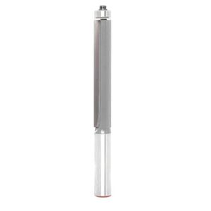 flush trim router bit 1/2 shank by sinoprotools, extra long flush trim bit cutting length 3", carbide top bearing router bit, trim router bits, flush cut router bit, for woodworking