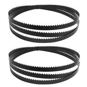 foxbc 70-1/2" x 1/2" x 4 tpi bandsaw blade for rikon 10-305 10-3061, sears craftsman 21400 10" bandsaw - 2 pack