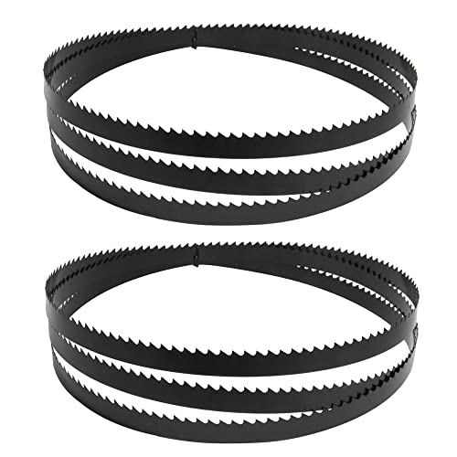 FOXBC 70-1/2" x 1/2" x 4 TPI Bandsaw Blade for Rikon 10-305 10-3061, Sears Craftsman 21400 10" Bandsaw - 2 Pack