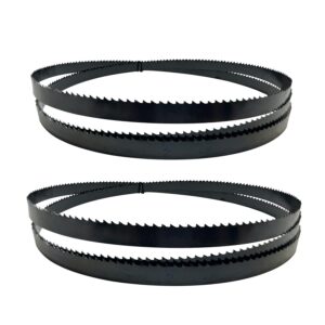 foxbc 70-1/2" x 1/2" x 14 tpi bandsaw blade for rikon 10-305, sears craftsman 10" bandsaw - 2 pack