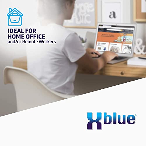 XBLUE QB2 System Bundle with 8 IP5g IP Phones Including Auto Attendant, Voicemail, Cell & Remote Phone Extensions & Call Recording