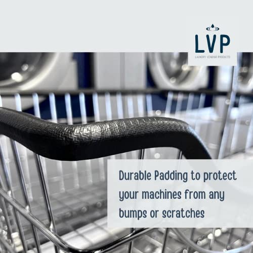 LVP Big Brother Commercial Laundry Cart with Dual Pole Rack 3.25 Bushels (Chrome Commercial Grade Finish)