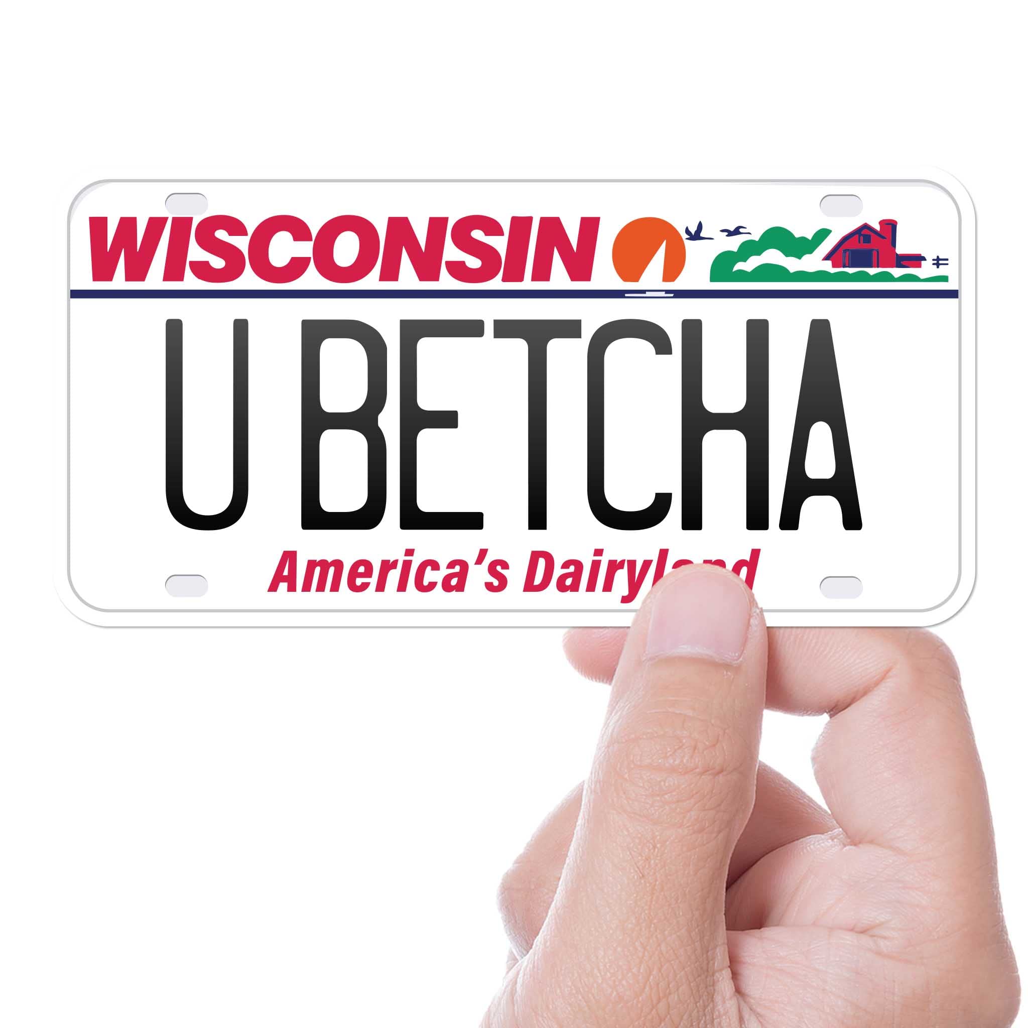 You Betcha Wisconsin Bumper Sticker - Midwest Saying Decals for Hydroflask, Laptop, Car, Water Bottle