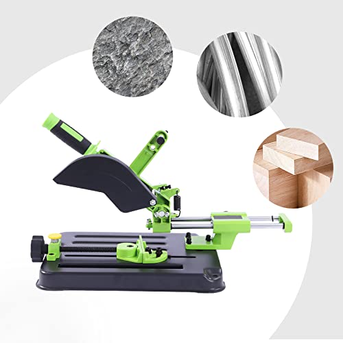 Angle Grinder Stand, Fixed Universal Bracket Polishing Machine Conversion Cutting Machine Table Saw Multifunctional Desktop Pull Rod Angle Grinding Machine Stand for 3.94-4.92in Diameter