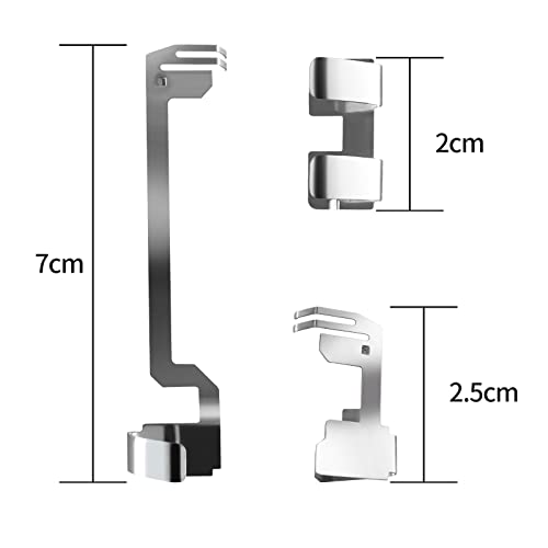 Battery Compartment Contact Piece Compatible with FLUKE 187 Multimeter Battery Contact Plate Replacement Parts (Silver)