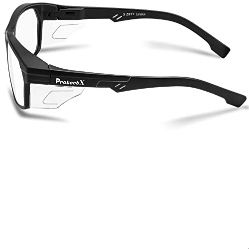 ProtectX Safety Reading Glasses 2.0 Diopter, Safety Glasses with Readers 2.0, Reader Safety Glasses 2.0, ANSI Z87.1 Rated