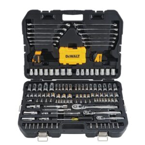 DEWALT Mechanics Tool Kit (DWMT73803) and Screwdriver & Drill Bit Set (DWA2FTS100)