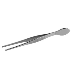 mumusuki stainless steel bonsai tweezers spatula head bonsai tools for organizing bonsai moss and picking up sprigs