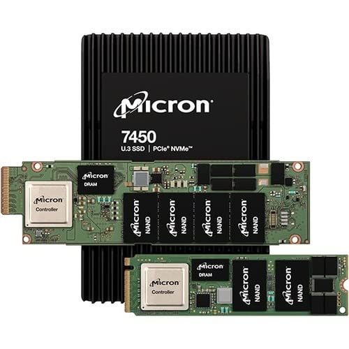 Micron 7450 MAX - SSD - 3.2 TB - U.3 PCIe 4.0 (NVMe)