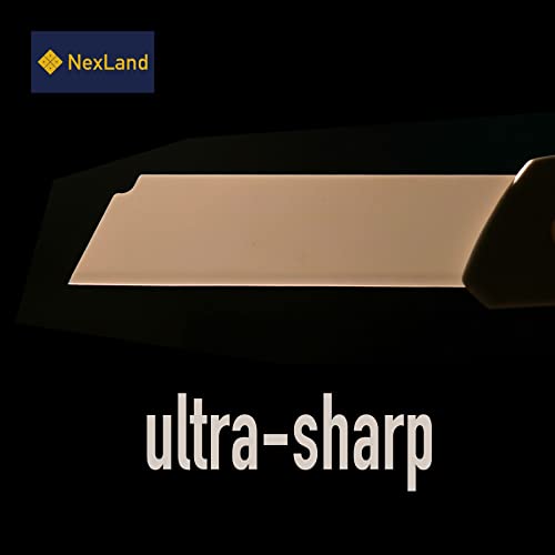 NexLand Ceramic Blade UB2-G3 Ultra-Sharp 18mm Utility Blade Snap Off Replacement Blades 6pcs