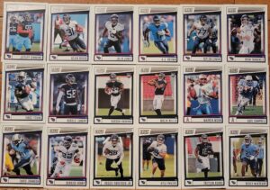 2022 panini score football tennessee titans team set 16 cards w/drafted rookies malik willis rookie card