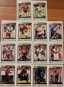 2022 panini nfl score washington commanders football team set 14 cards w/drafted rookies sam howell rookie card