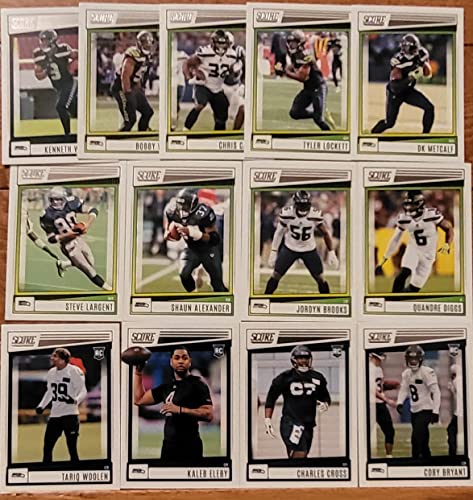 2022 Panini Score Football Seattle Seahawks Team Set 13 Cards W/Drafted Rookie