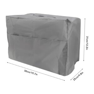 Welding Machine Canopy Welder Guard Silver Plated Foldable Waterproof Reusable Taffeta 190T Polyester for Garden 50 * 25 * 31cm Grey