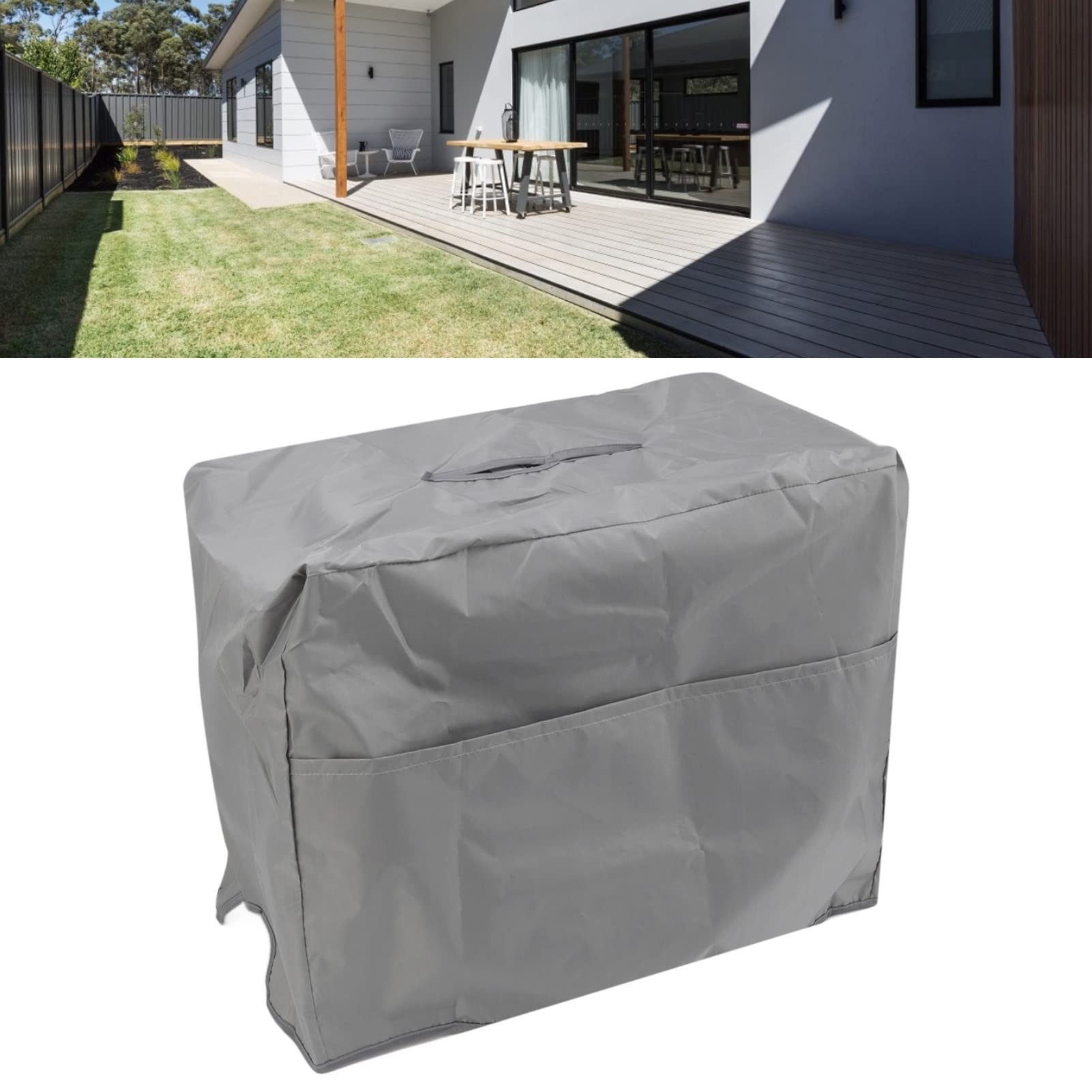 Welding Machine Canopy Welder Guard Silver Plated Foldable Waterproof Reusable Taffeta 190T Polyester for Garden 50 * 25 * 31cm Grey