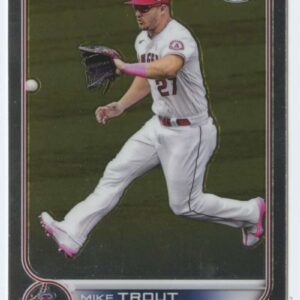 2022 Topps Chrome #200 MIKE TROUT Los Angeles Angels Baseball