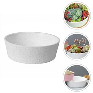 1pc with Pot White All Containers Container Nursery Flowers Garden Lily Gardening Planter for Water House Fresh Plants Indoor Pots Flower Round or Bowl Drainage