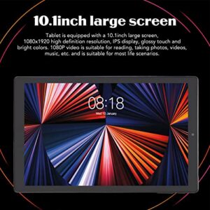 Tablet PC, 8000mAh Black 10.1 Inch Tablet 10 Core CPU Processor for Photograph for 11.0 (US Plug)