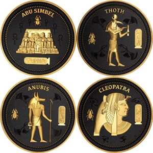 2022 DE Ancient Egypt PowerCoin 100 Years Of Tutankhamun Set 12 Coins 50 Cents Solomon Islands 2022 Proof