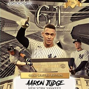 AARON JUDGE Baseball Card CUSTOM Made Novelty Baseball Card Depicting His Record Tying 61 HOME RUNS! - New York Yankees - TIES Roger Maris with 61 Homeruns 09/28/2022