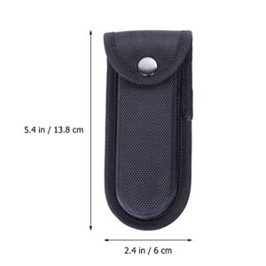 UPKOCH 4pcs for Pocket Holder, Portable Holders Nylon Molle Pouch Tool Sheath Single Utility Case Storage Mini Holster Holder Folding Organizer Pouch, Knife Outdoor