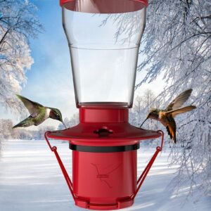 hummingbird feeder heater in freezing outdoors bird feeder heater attaches to feeder bottom backyard bird feeder heater hearth for garden patio yard hummingbird feeder heater (red heater -no feeder)