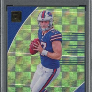 Josh Allen 2018 Panini Donruss Football Rookie Card #R4 Graded PSA 9