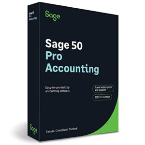 SAGE 50 PRO ACCOUNTING 2023 U.S. 1-YEAR SUBSCRIPTION