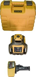 topcon class 1 2.4mw laser rl-hv2s leveling dual grade laser kit w/nimh battery