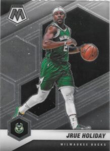 jrue holiday 2020-21 panini mosaic card #156