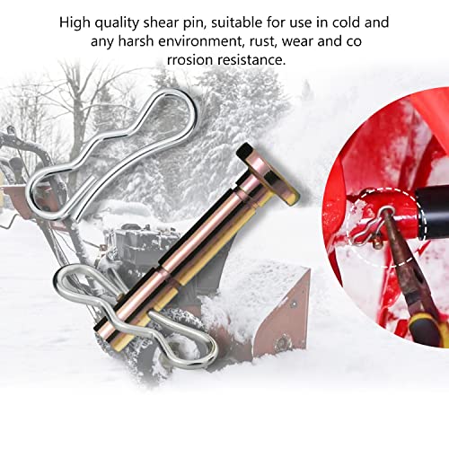 AMTHKNO Snowblower Shear Pins Shear Bolts & Cotter Pins for Craftsman 07188389, 7296122, 7296106