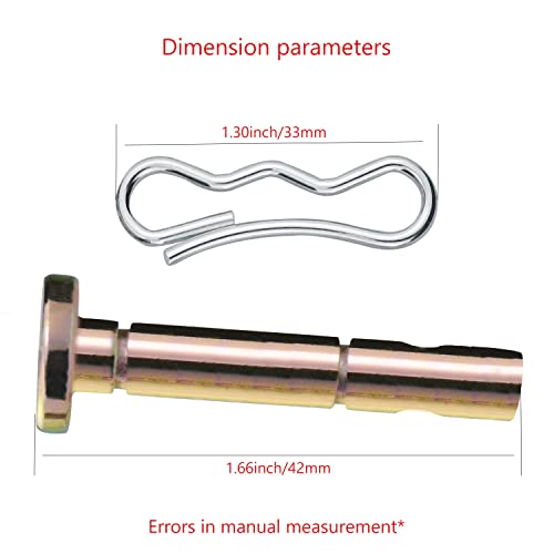 AMTHKNO Snowblower Shear Pins Shear Bolts & Cotter Pins for Craftsman 07188389, 7296122, 7296106