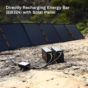 Runhood SC200 Solar Panel Connection Cable for Energy Bar, Recharge Runhood EB324 Energy Bar Directly By Solar Panel