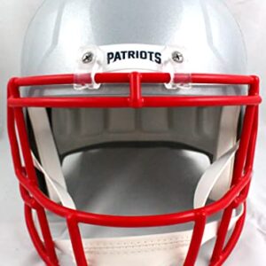 Ty Law Autographed New England F/S Speed Helmet w/SB Champs-Beckett W Hologram Black