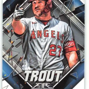 2022 Topps Fire #81 Mike Trout NM-MT Los Angeles Angels Baseball