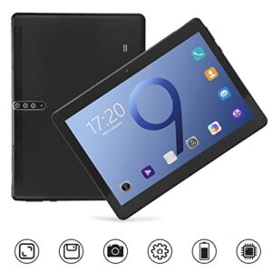 PUSOKEI Tablet 10 Inch, Android 10.0 Tablets, 3GB RAM 32GB ROM 128GB Expand, 8 Core CPU, HD IPS Touch Screen, 5MP Camera, Dual SIM Slot, 2.4G/5G WiFi, BT, 6000mah Battery(Black)