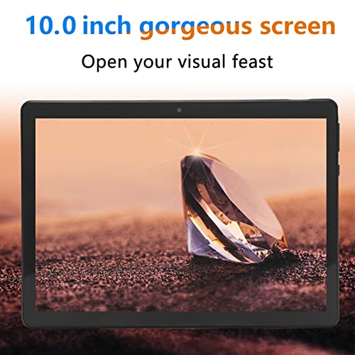 PUSOKEI Tablet 10 Inch, Android 10.0 Tablets, 3GB RAM 32GB ROM 128GB Expand, 8 Core CPU, HD IPS Touch Screen, 5MP Camera, Dual SIM Slot, 2.4G/5G WiFi, BT, 6000mah Battery(Black)