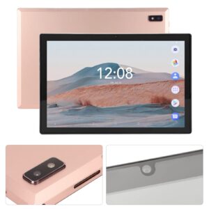 Estink 10.1 inch HD Tablet, Pink Dual Camera Tablet, Dual Sim, Callable, 3GB 64GB, 1280x800 Resolution, 5 Million Front and 13 Million Rear Pixels, for Android 8.0 Smart Operating System(US)