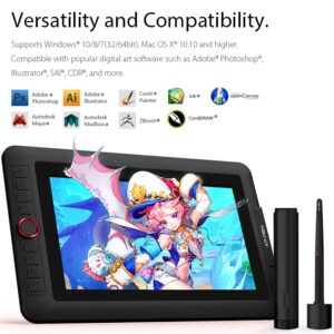 Artist 12 Pro 11.6 Inches Graphics Tablet Drawing Tablet Monitor Display Animation Digital Art with Tilt 8192 Pressure