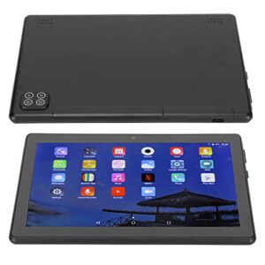 8in Tablet Black Expandable 128GB Support Calls 4GB 64GB RAM Front 200w Rear 800w 1920x1080 Tablet for Android 10 100 to 240V Dual Card Slot(110-240V), 8in Tablet Black Expandable 128GB Support C