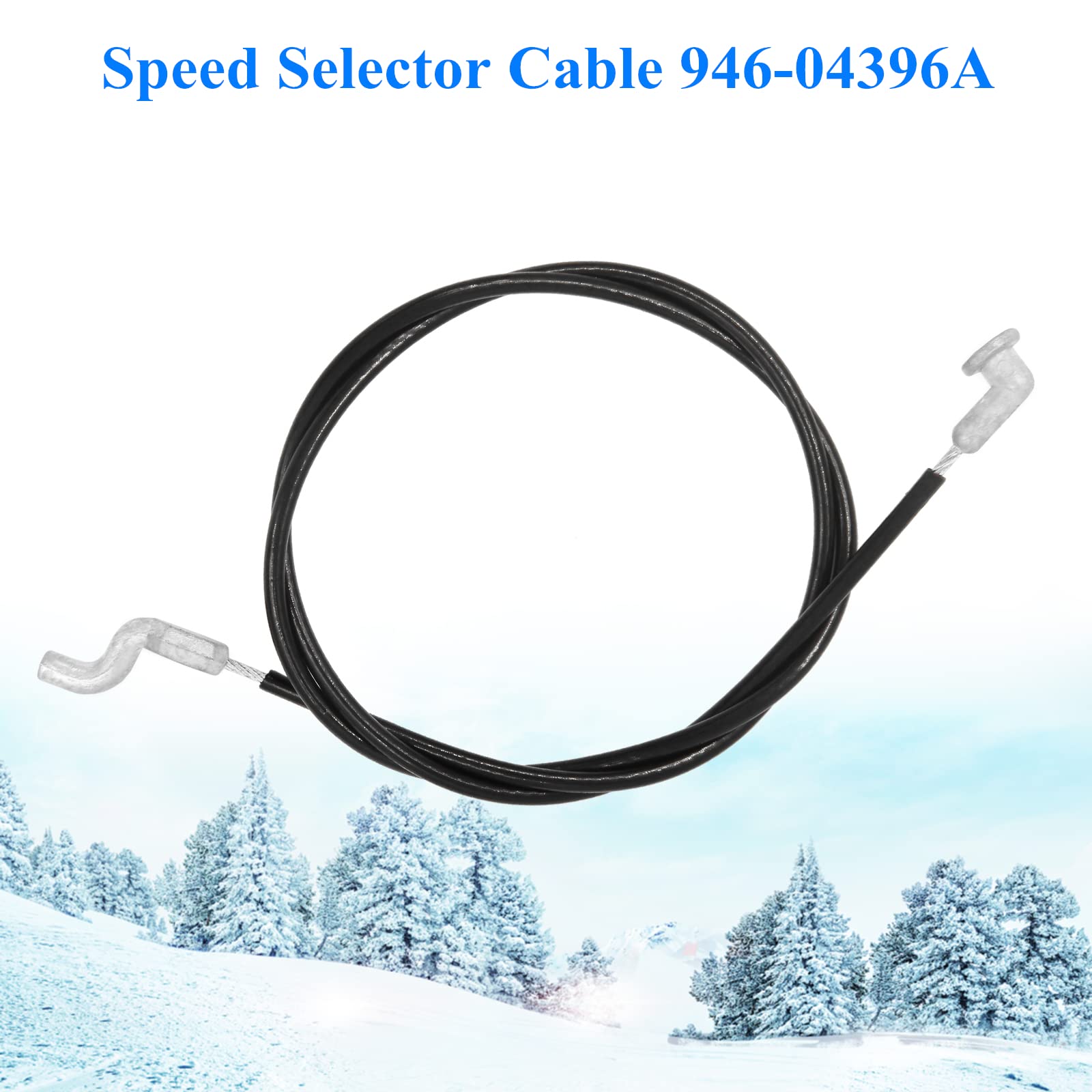 AILEETE Speed Selector Cable 946-04396A for MTD Craftsman Troy-Bilt Cub Cadet Yard Man Yard Machines Snowblower Snow Thrower, Replaces 746-04396 746-04396A