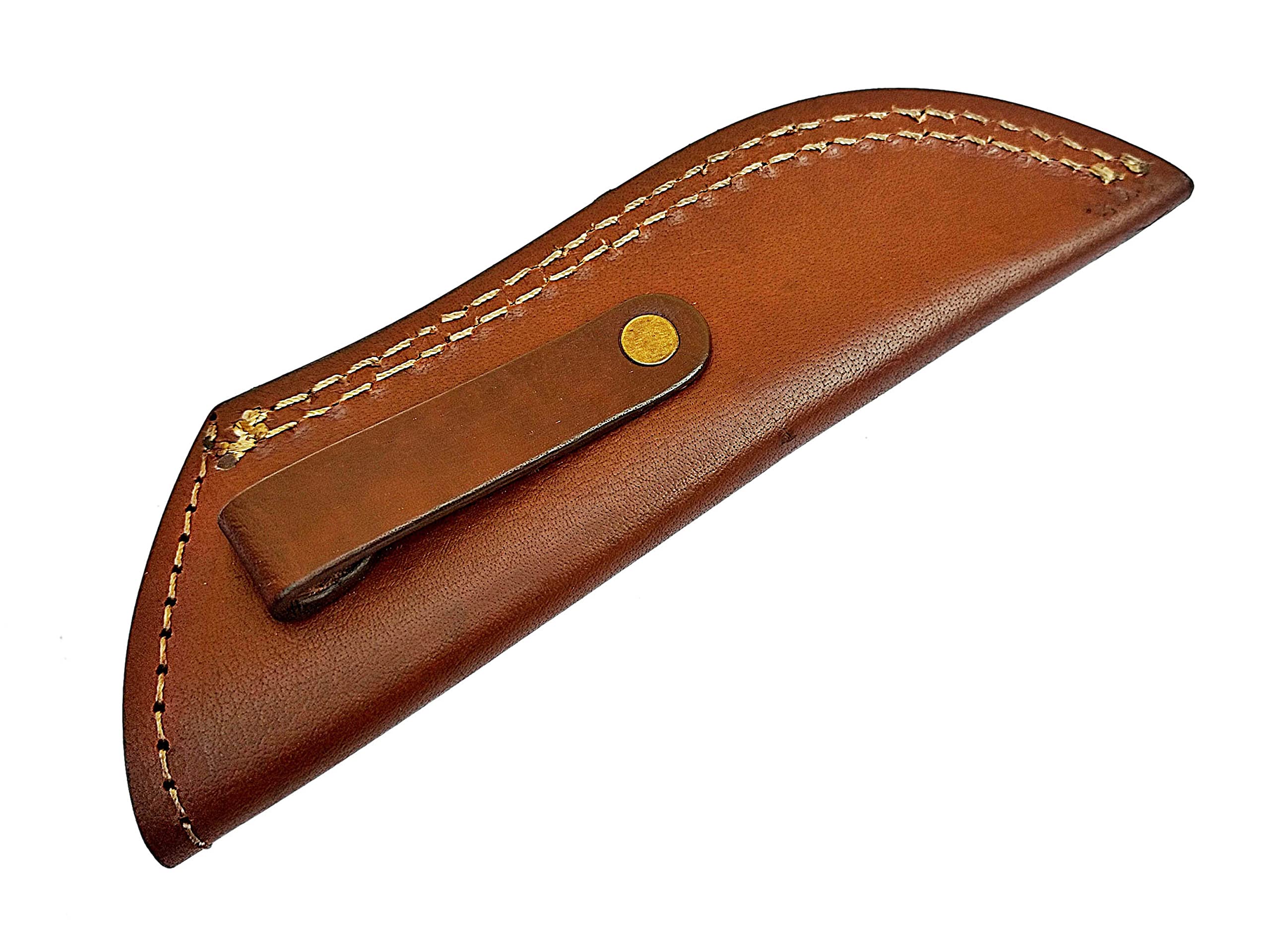 7" long handmade leather knife sheath for 7"—9" fixed blade knife